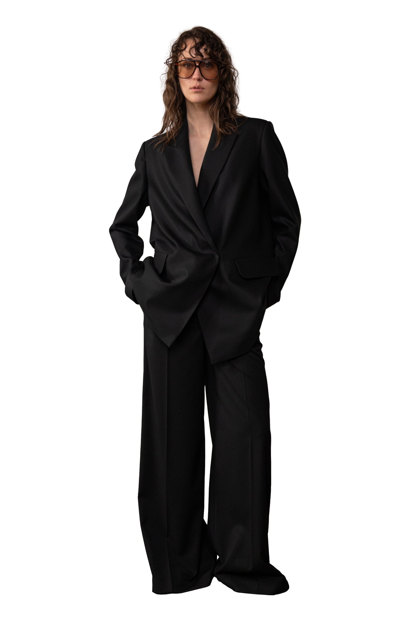 TWIGS OVERSIZED BLAZER BLACK | PIXIE Won't Play